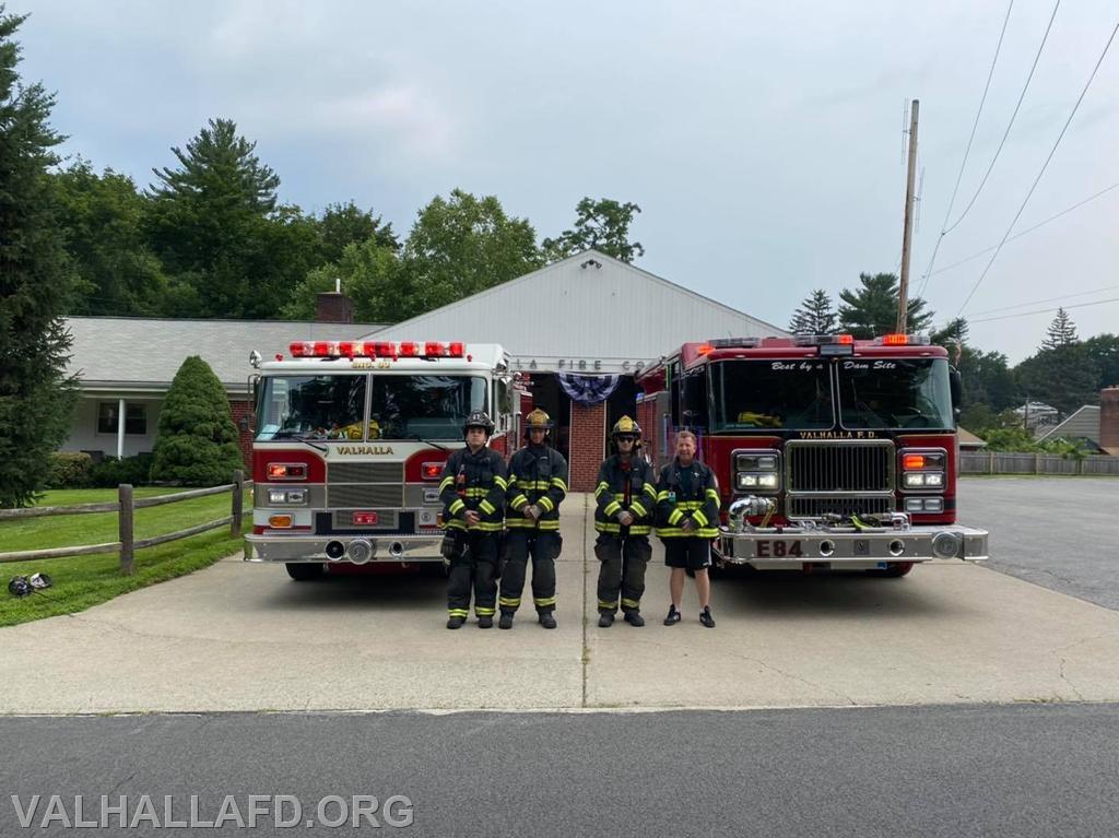 Final Farewell for Firefighter Alexander Ciampi - Valhalla Fire Department